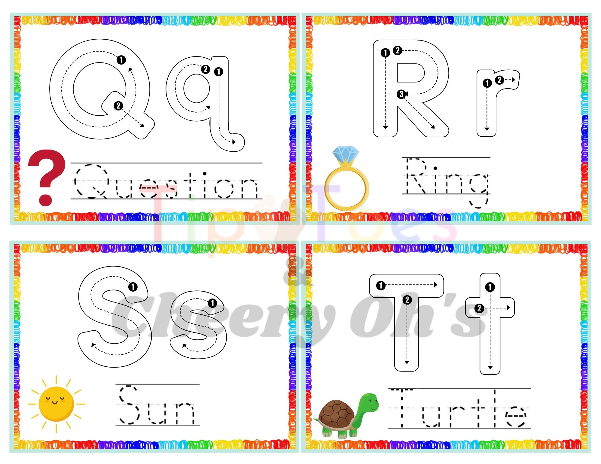 Alphabet Flashcards, Handwriting, Letter Tracing, Preschool ...