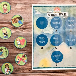 Psalm 119:11, Bible Activities for Kids, Devotional, Christian Activity ...