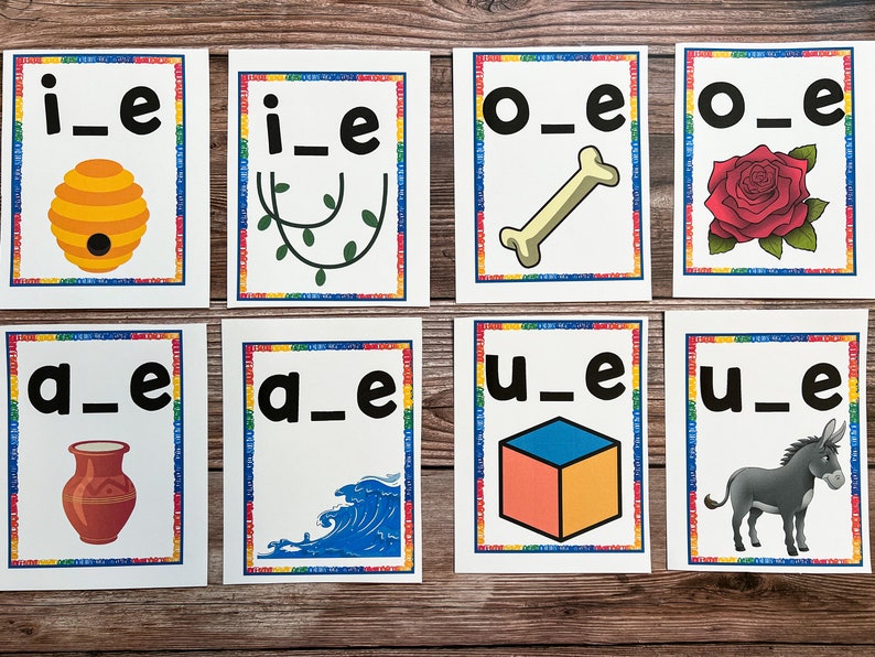 Phonics Flashcards, CVC Words, Word Families, Learn to Read, Consonant ...