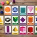 3D Shapes Flashcards Shape Flashcards Homeschool 3D Shapes - Etsy