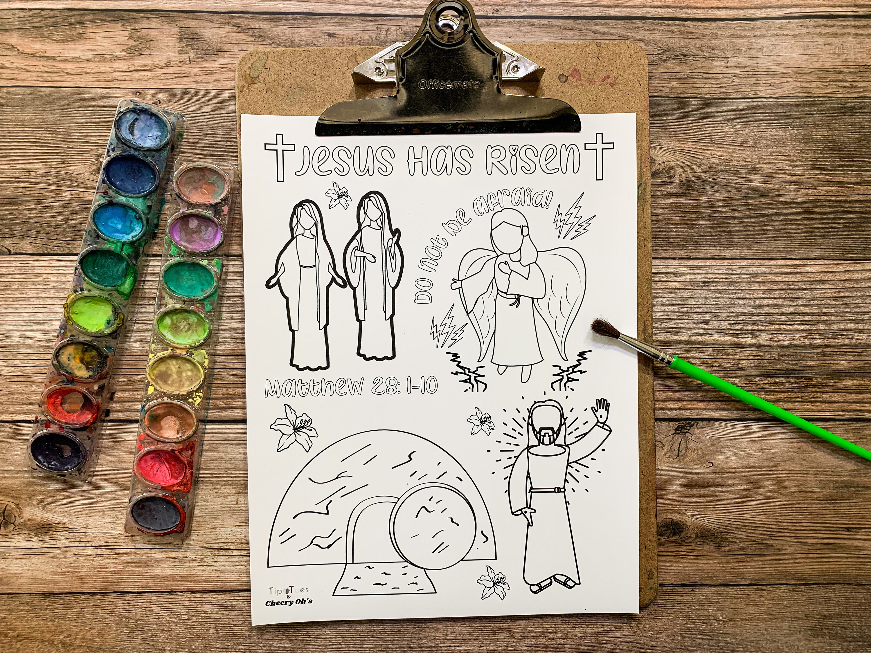 He is Risen, Bible Activity, Homeschool Printable, Bible Verse, Easter ...