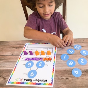 Number Bonds Math, Number Sense, Homeschool Printable, Learning and ...