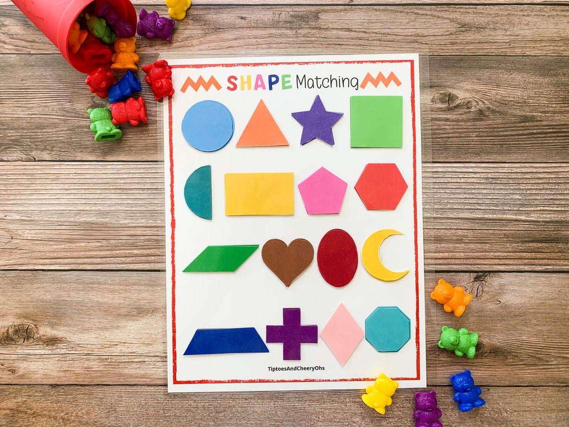 Shapes Activity for Preschool, Preschool Shapes Worksheet, Printable ...