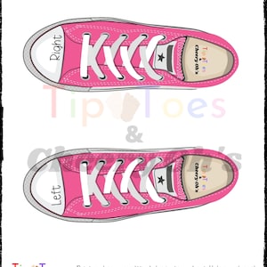 Shoe Lacing Cards, Printable, Shoe Tying Practice, Kindergarten, Kid's ...