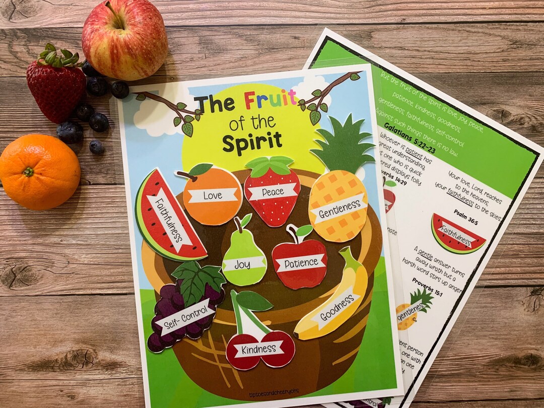 Fruit of the Spirit, Homeschool Printable, Bible Study for Kids ...