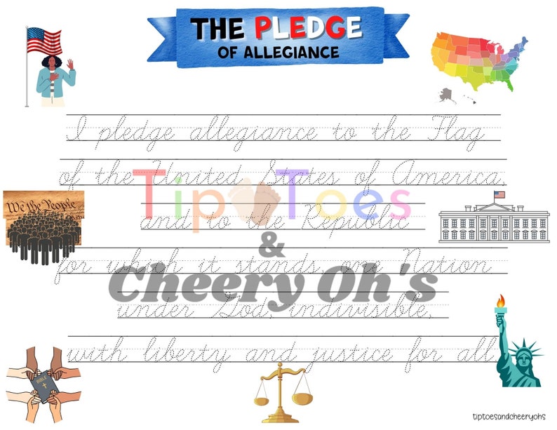 The Pledge of Allegiance for Kids, United States History, Social ...