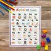 Printable Alphabet Game Beginning Sounds Letter Recognition | Etsy