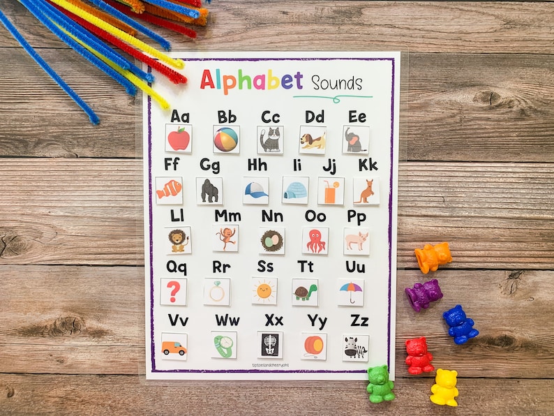Printable Alphabet Game, Beginning Sounds, Letter Recognition ...