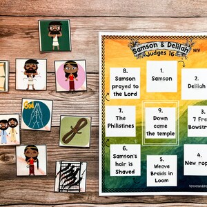 Samson and Delilah, Bible Activities, Sunday School, Homeschool ...