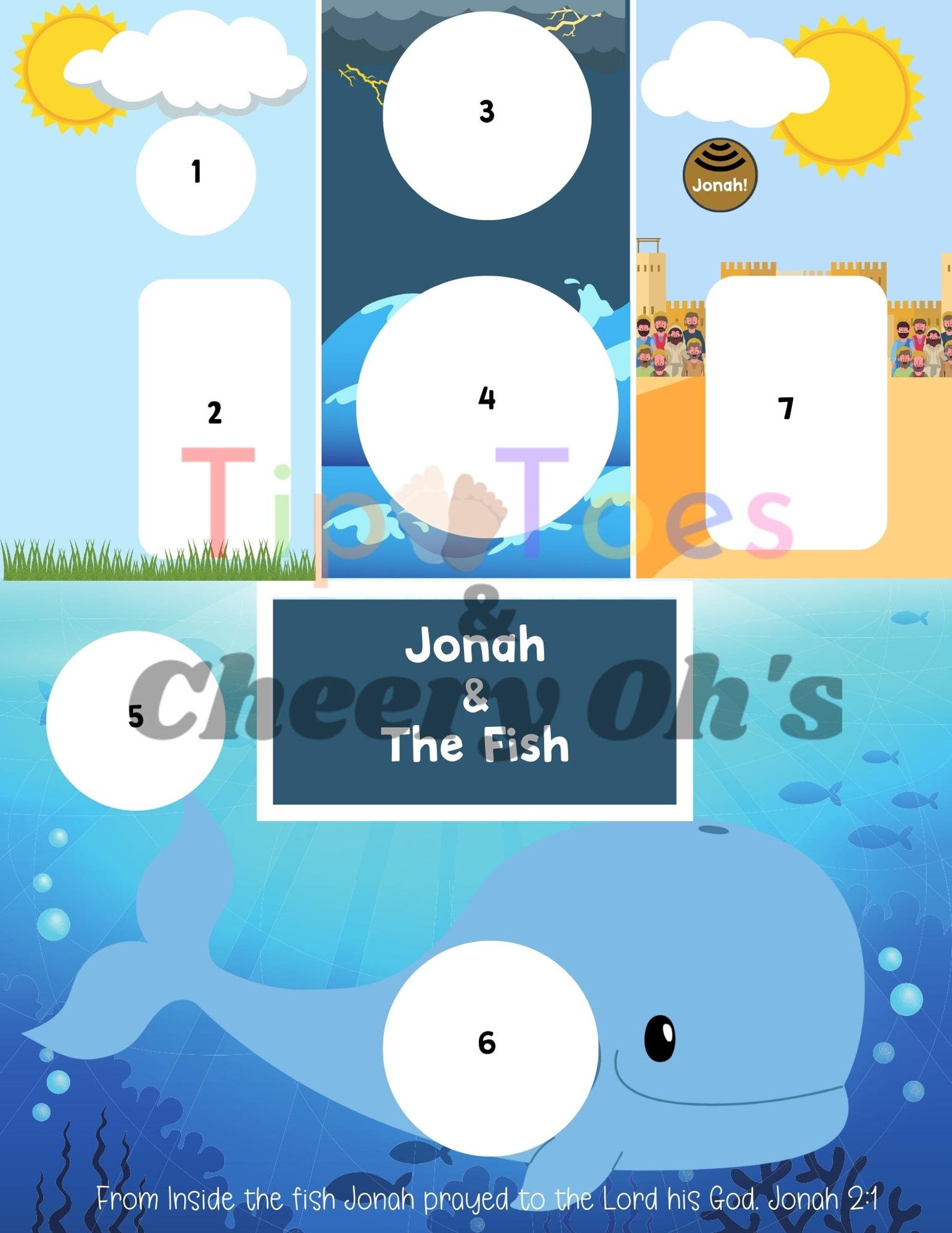 Jonah and the Whale Bible Activity Homeschool Printable - Etsy