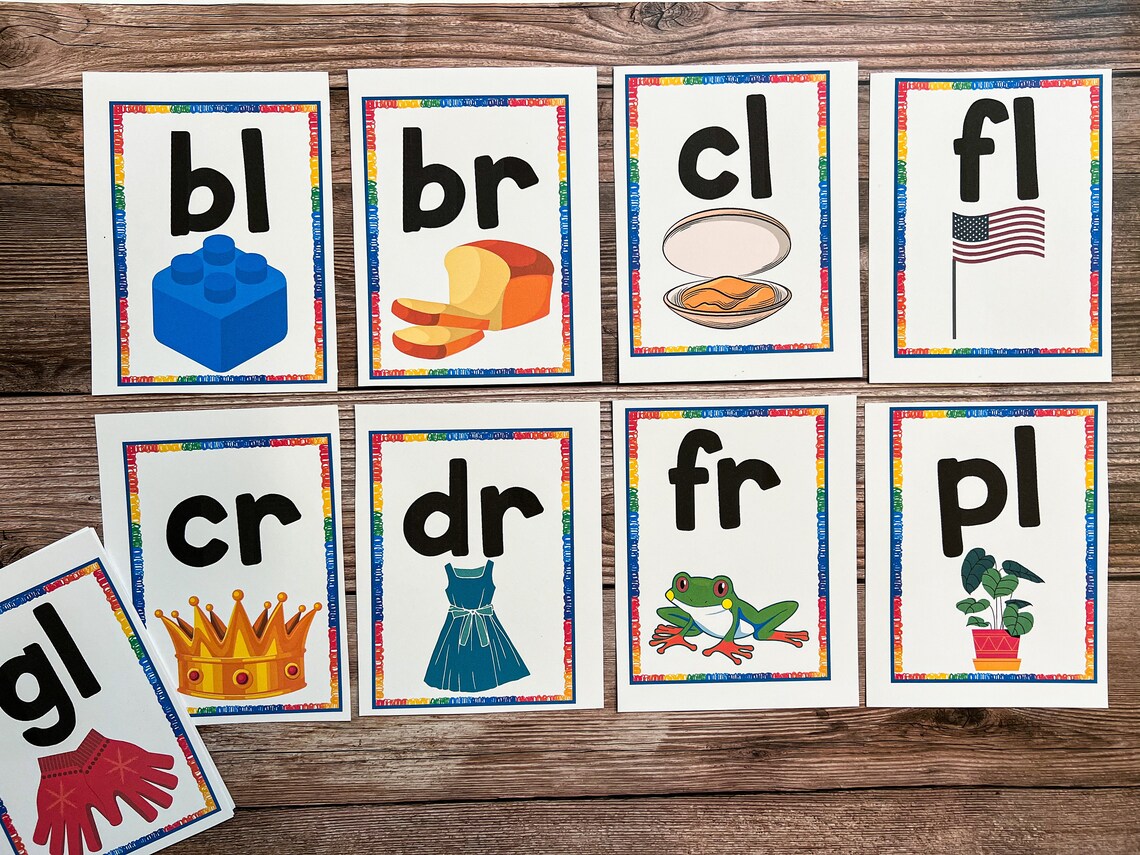 Phonics Flashcards CVC Words Word Families Learn to Read - Etsy