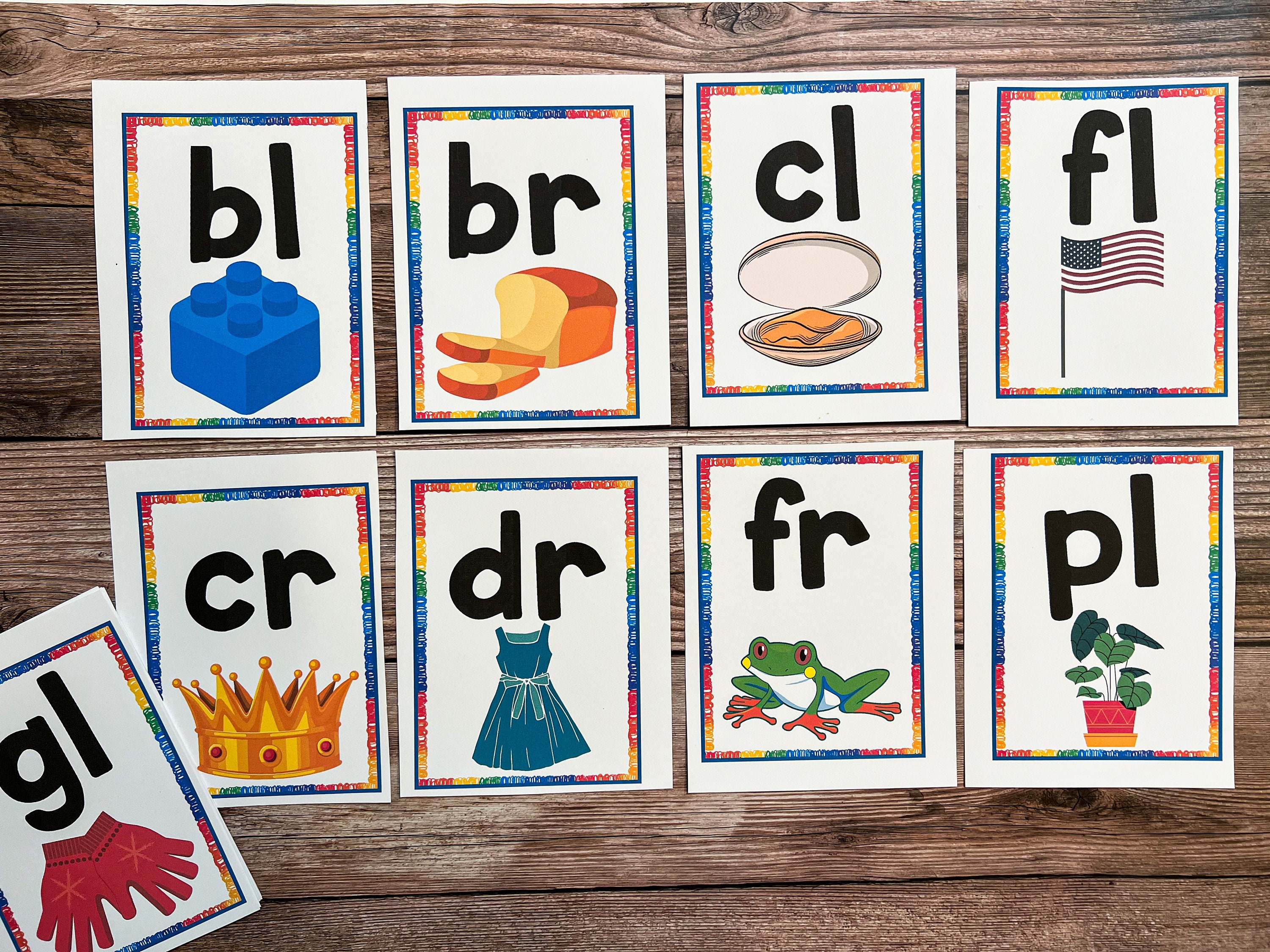 Phonics Flashcards, CVC Words, Word Families, Learn to Read, Consonant ...