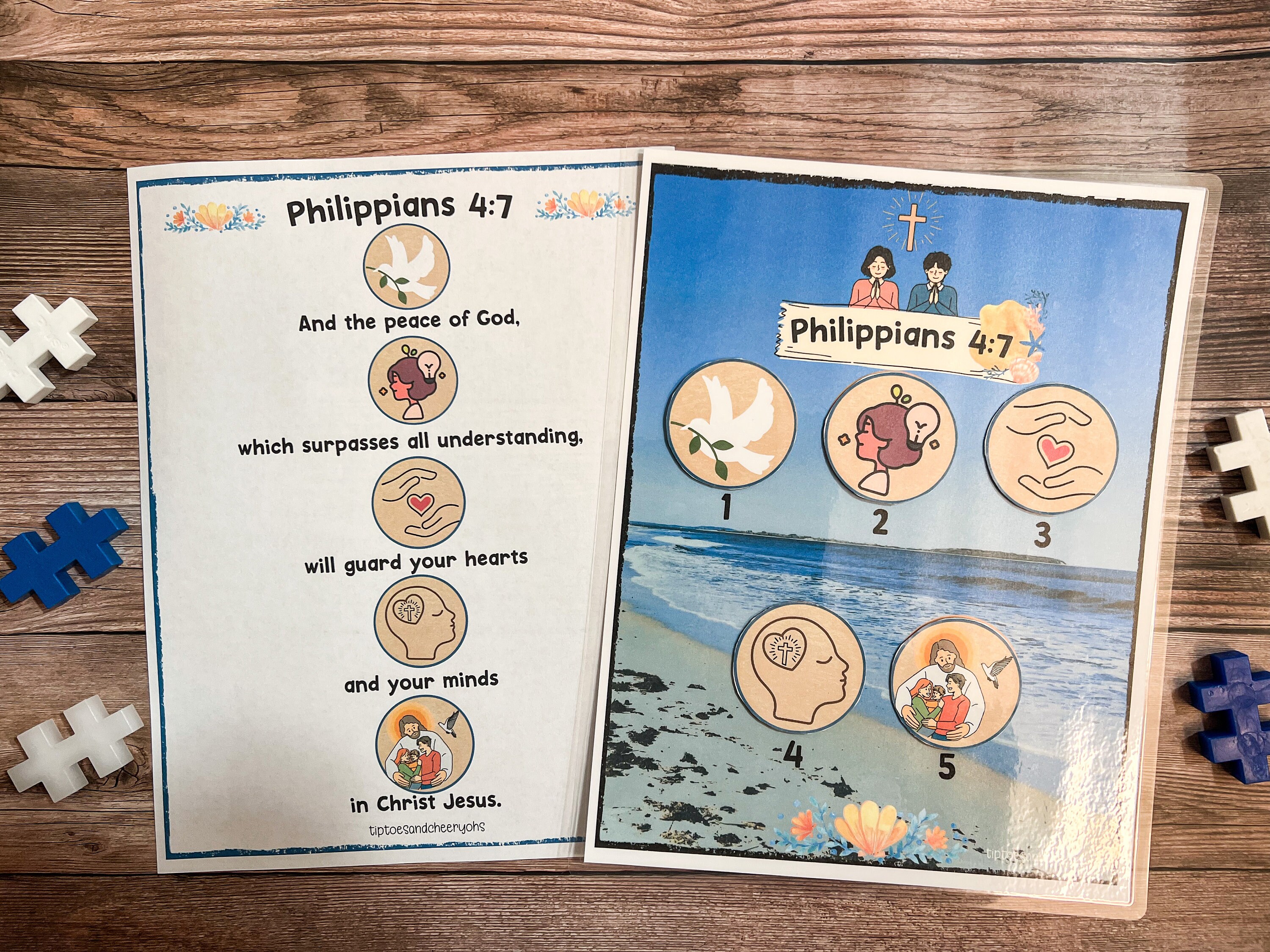 Philippians 4:7 for Kids, Bible Activities for Kids, Devotional ...