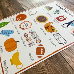 Kids Fall Activity, Thanksgiving Scavenger Hunt, Seek and Find Games ...