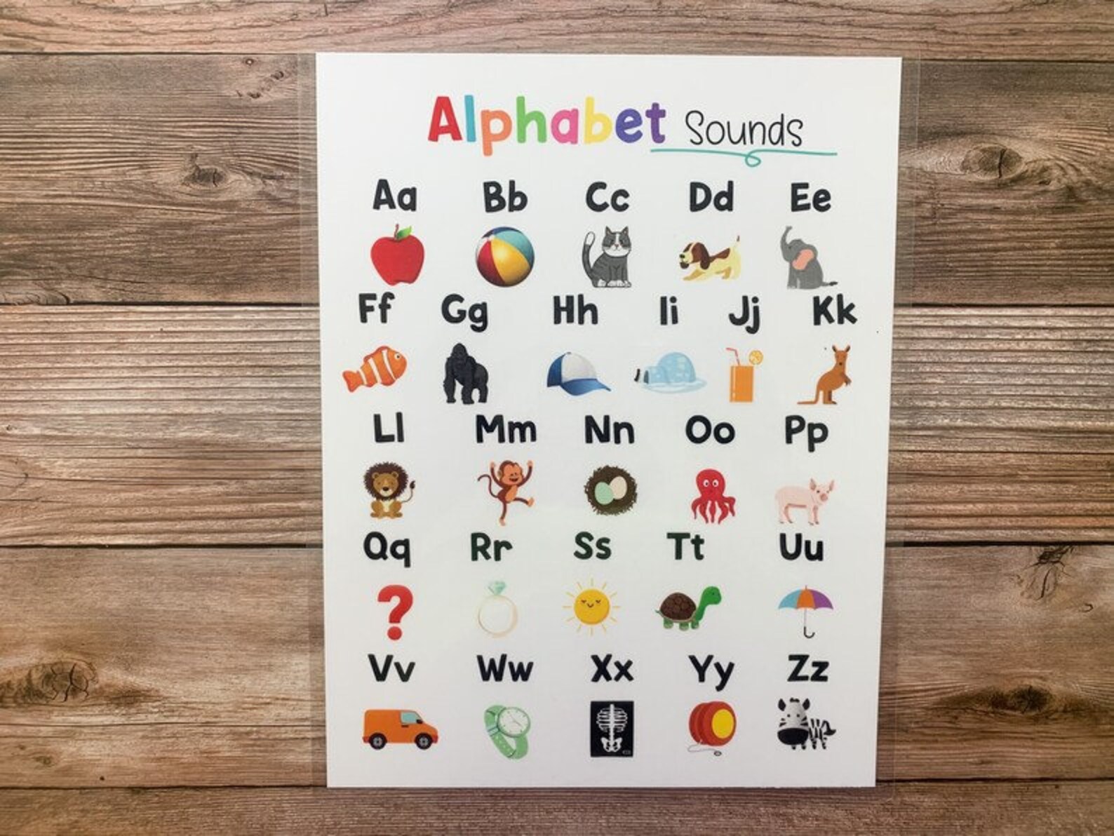 Alphabet Busy Binder Alphabet Flashcards Beginning Sounds - Etsy