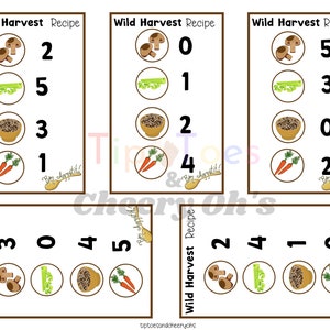 Preschool Counting Mat, Wild Harvest Soup Counting, Kids Fall Activity ...