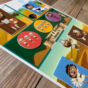David and Goliath, Bible Study for Kids, Bible Activity, Sunday School ...