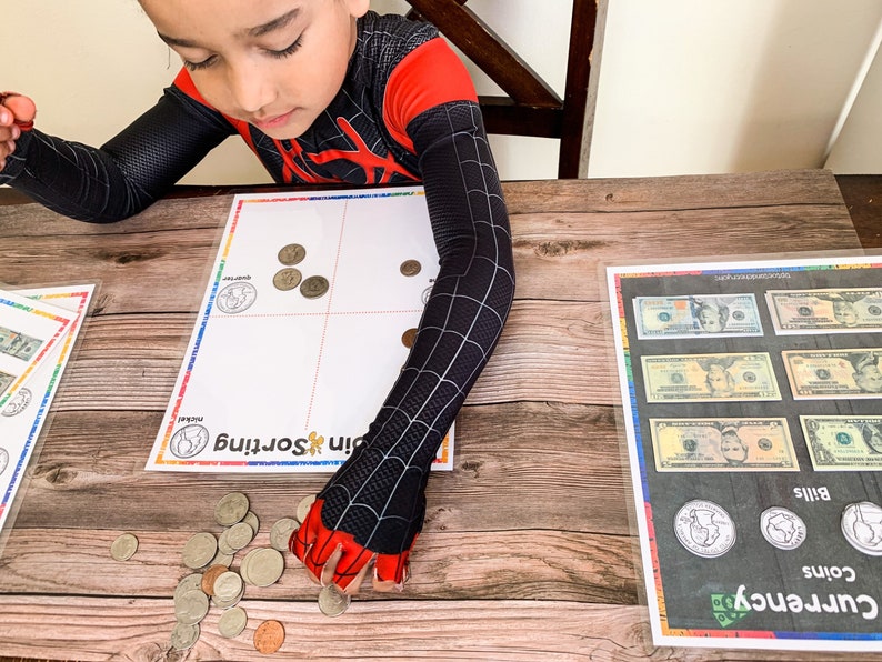 Kids Money Activity Homeschool Printable United States - Etsy