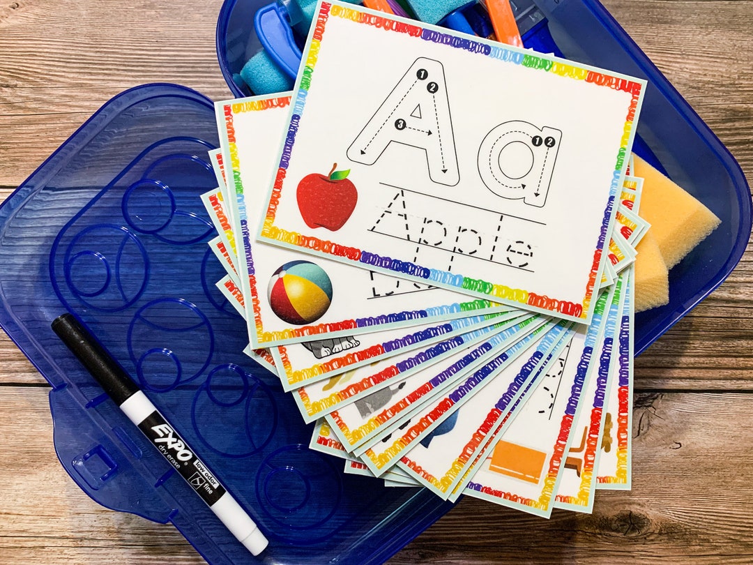 Alphabet Flashcards, Handwriting, Letter Tracing, Preschool ...