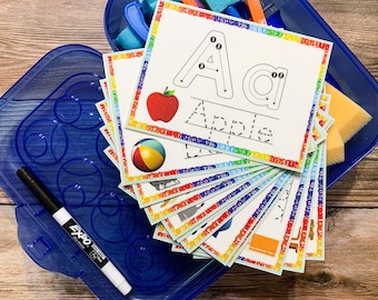 Printable Alphabet Game Beginning Sounds Letter Recognition - Etsy