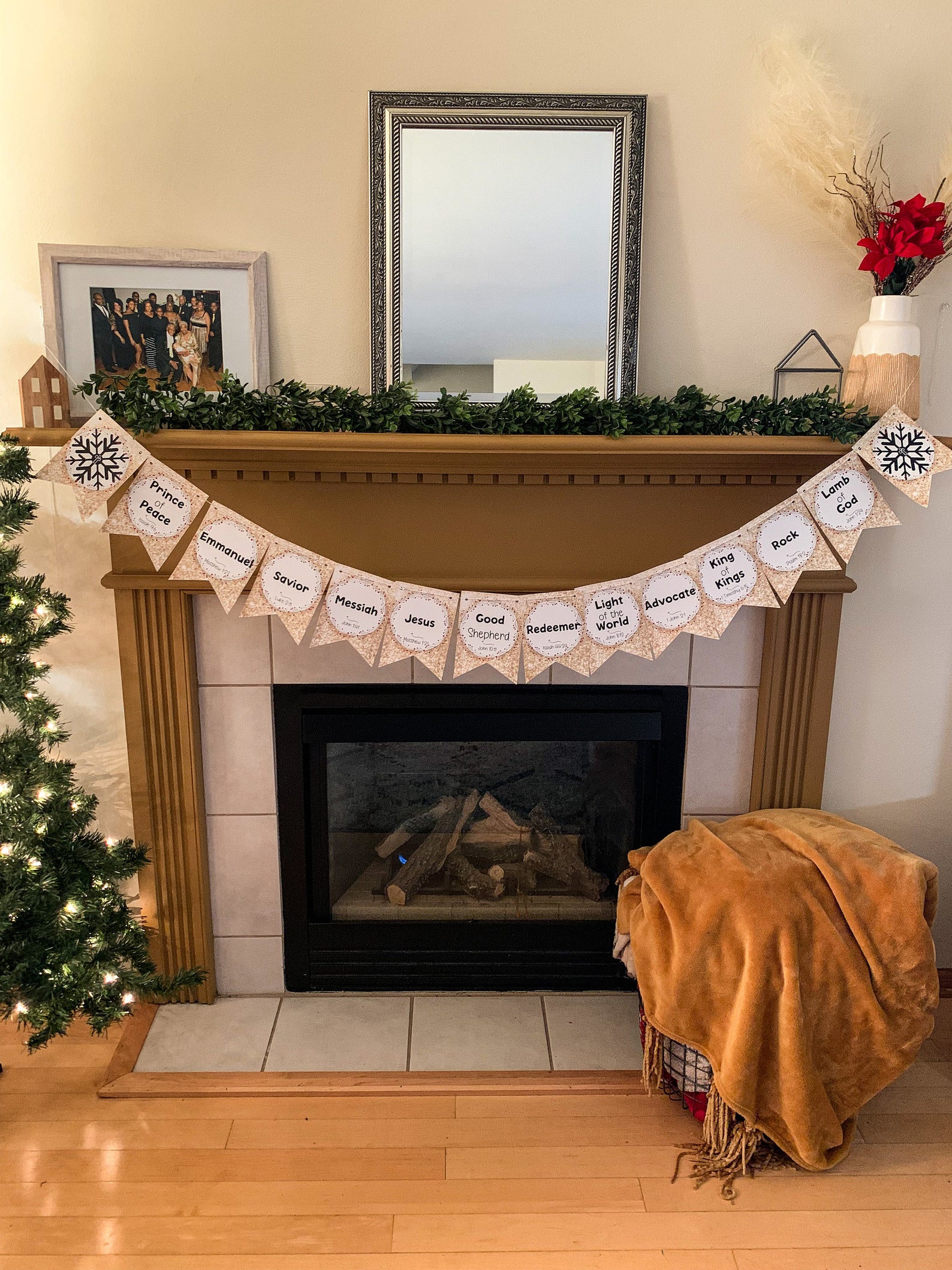 Names of Jesus Advent Banner, Christmas Banner, Advent, Printable ...