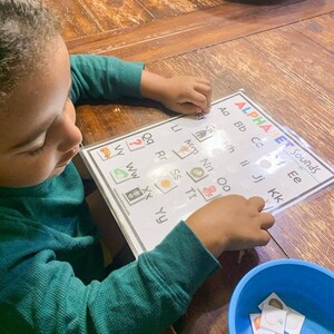 Printable Alphabet Game Beginning Sounds Letter Recognition | Etsy