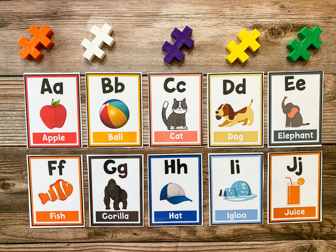 Alphabet Flashcards, Printable Flashcards, ABC Flashcards, Flashcards ...