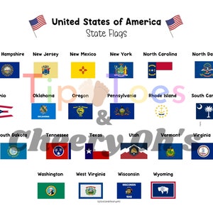 United States of America, State Flags, 50 States, U.S. State Flags ...