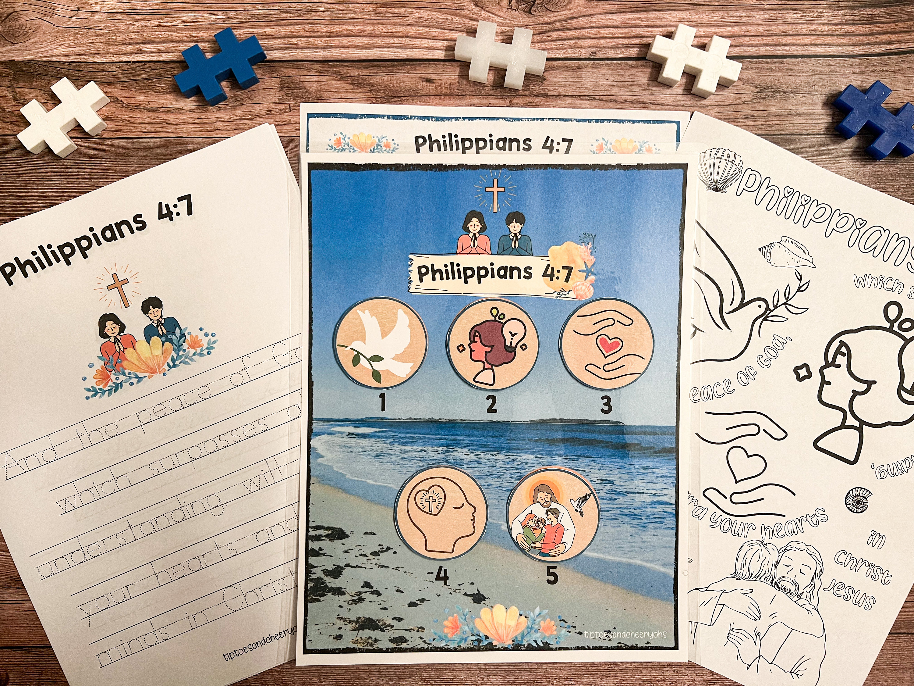 Philippians 4:7 for Kids, Bible Activities for Kids, Devotional ...