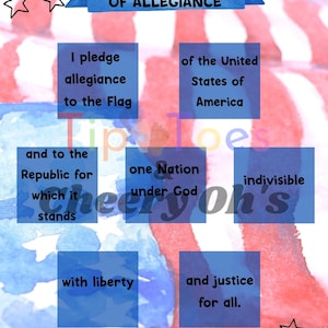 The Pledge of Allegiance for Kids, United States History, Social ...