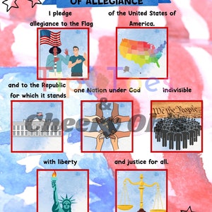 The Pledge of Allegiance for Kids, United States History, Social ...
