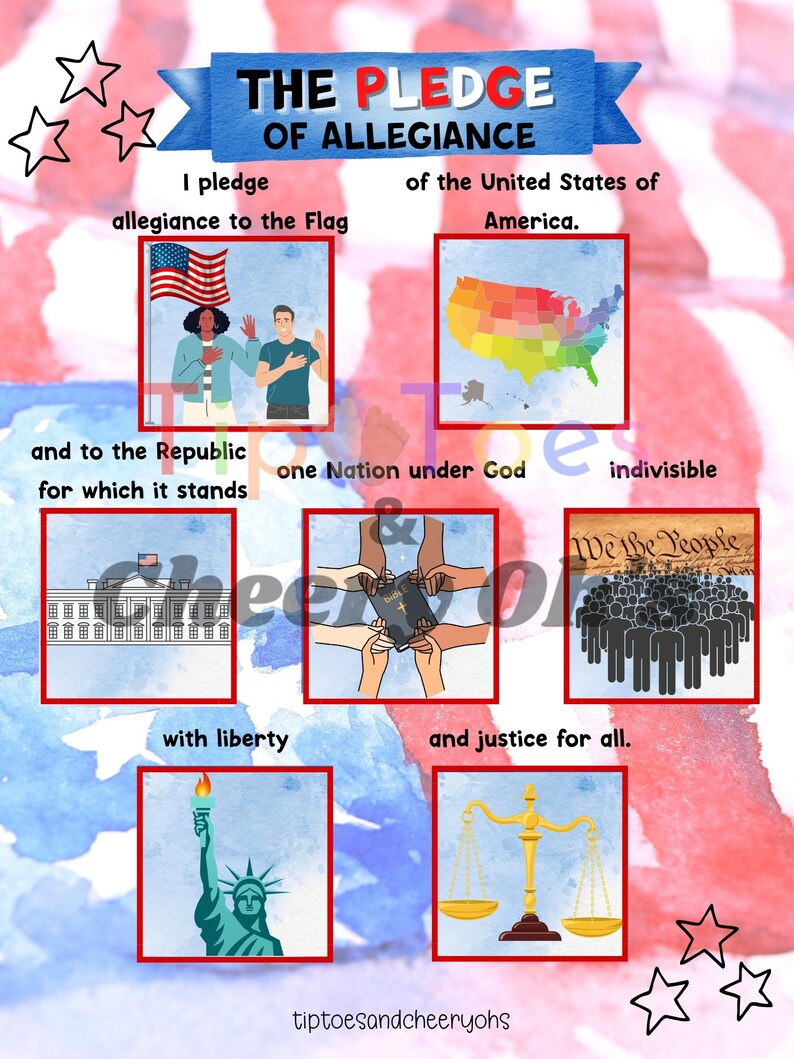 The Pledge of Allegiance for Kids, United States History, Social ...