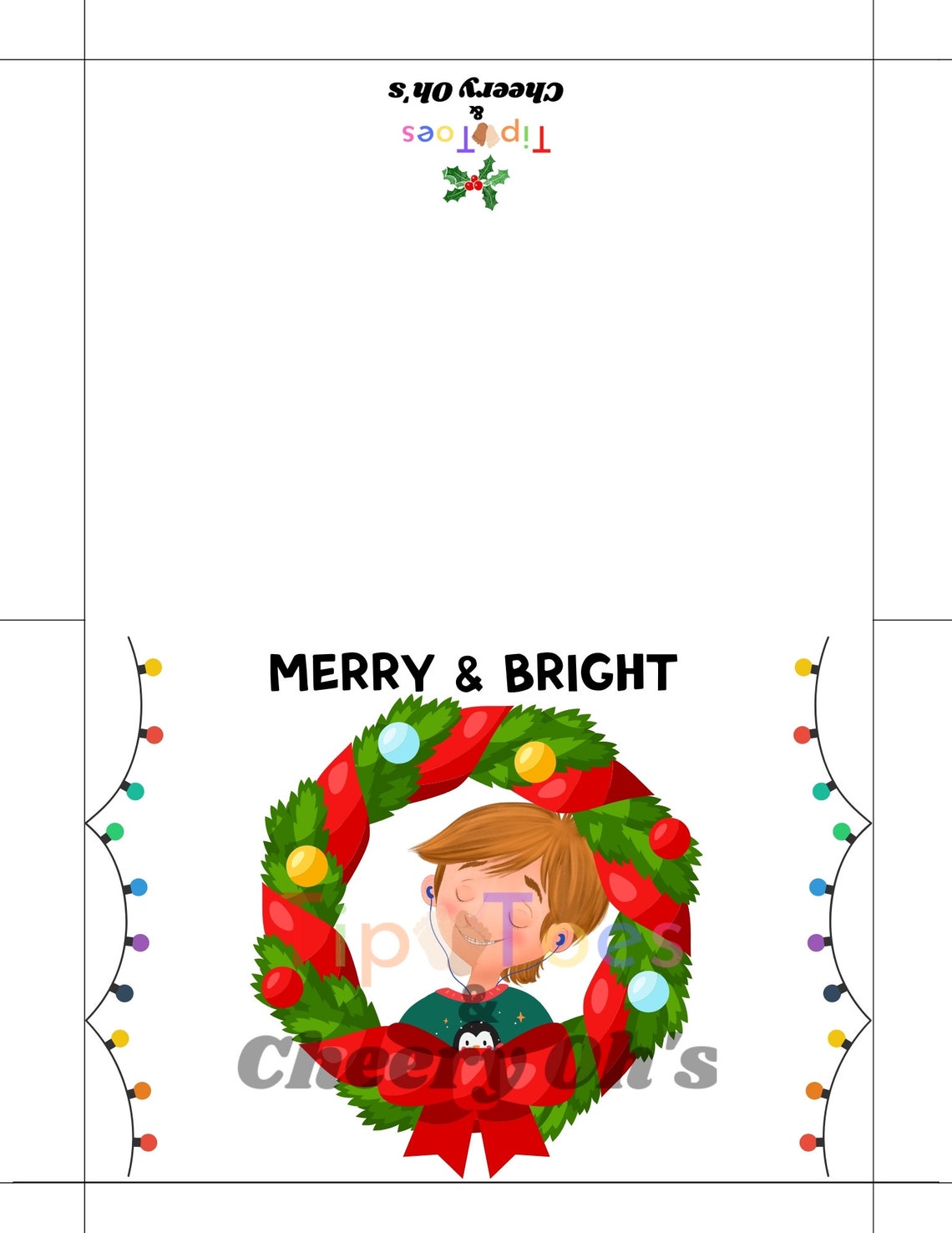 Printable Christmas Card for Kids Christmas Greeting Card - Etsy