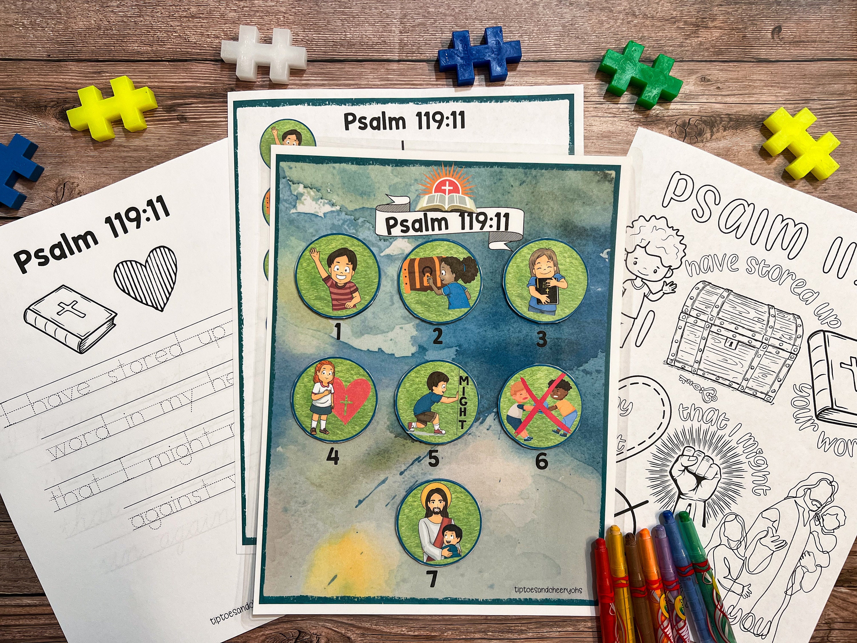 Psalm 119:11, Bible Activities for Kids, Devotional, Christian Activity ...