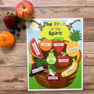 Fruit of the Spirit, Homeschool Printable, Bible Study for Kids ...