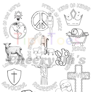 Names of Jesus, Christmas Activity, Homeschool Printable, Bible ...