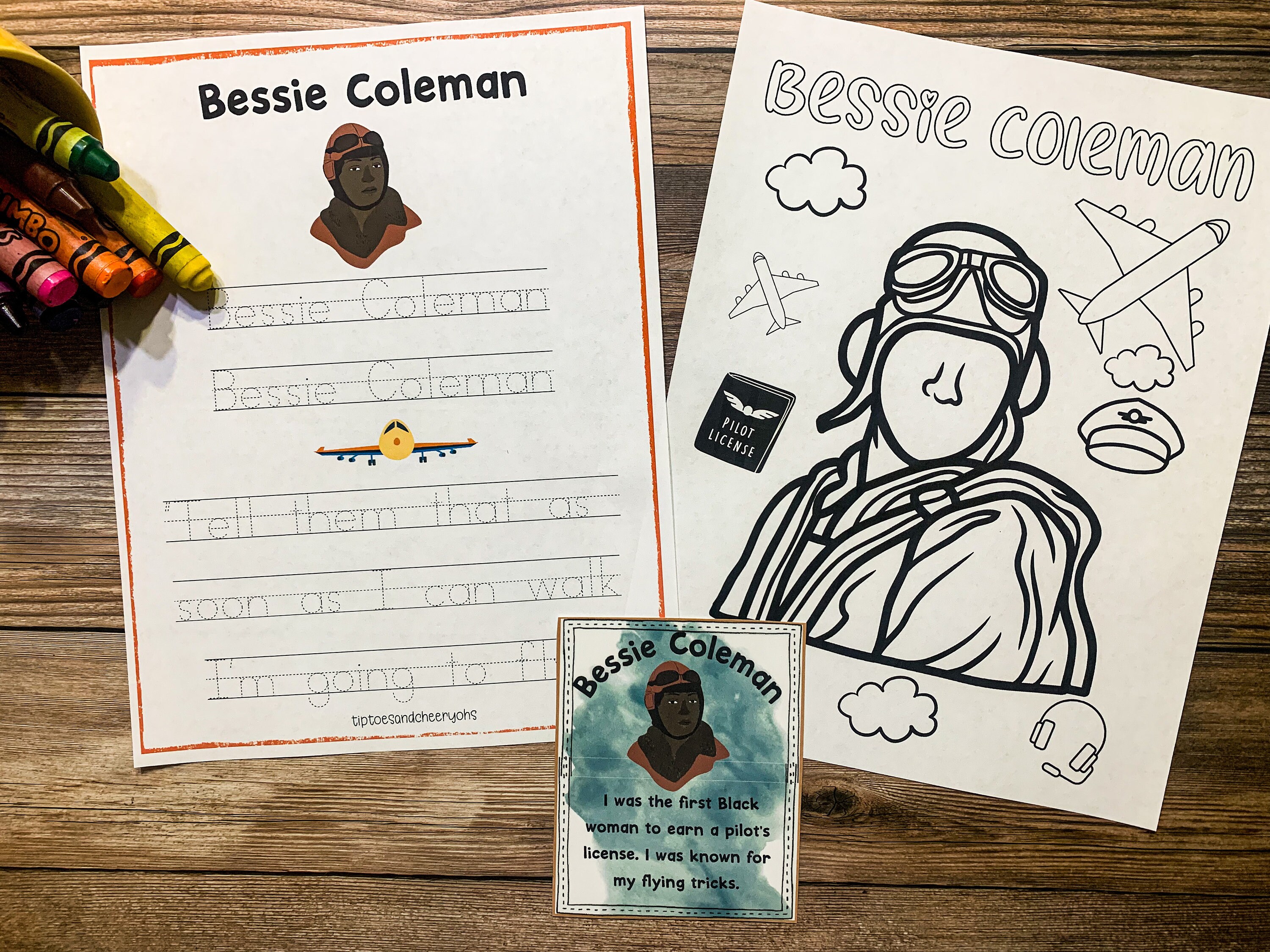 Black History Activities for Kids Black History Month Bessie | Etsy