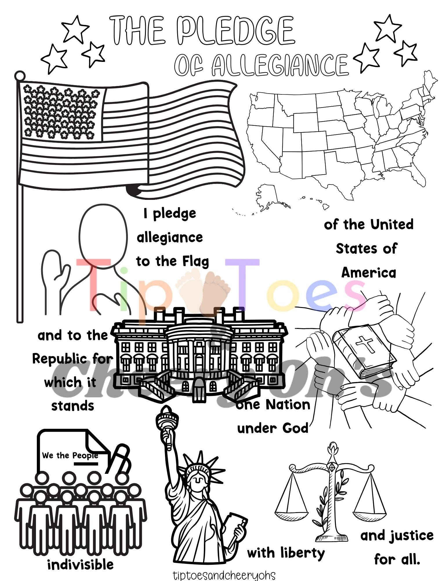 The Pledge of Allegiance for Kids, United States History, Social ...