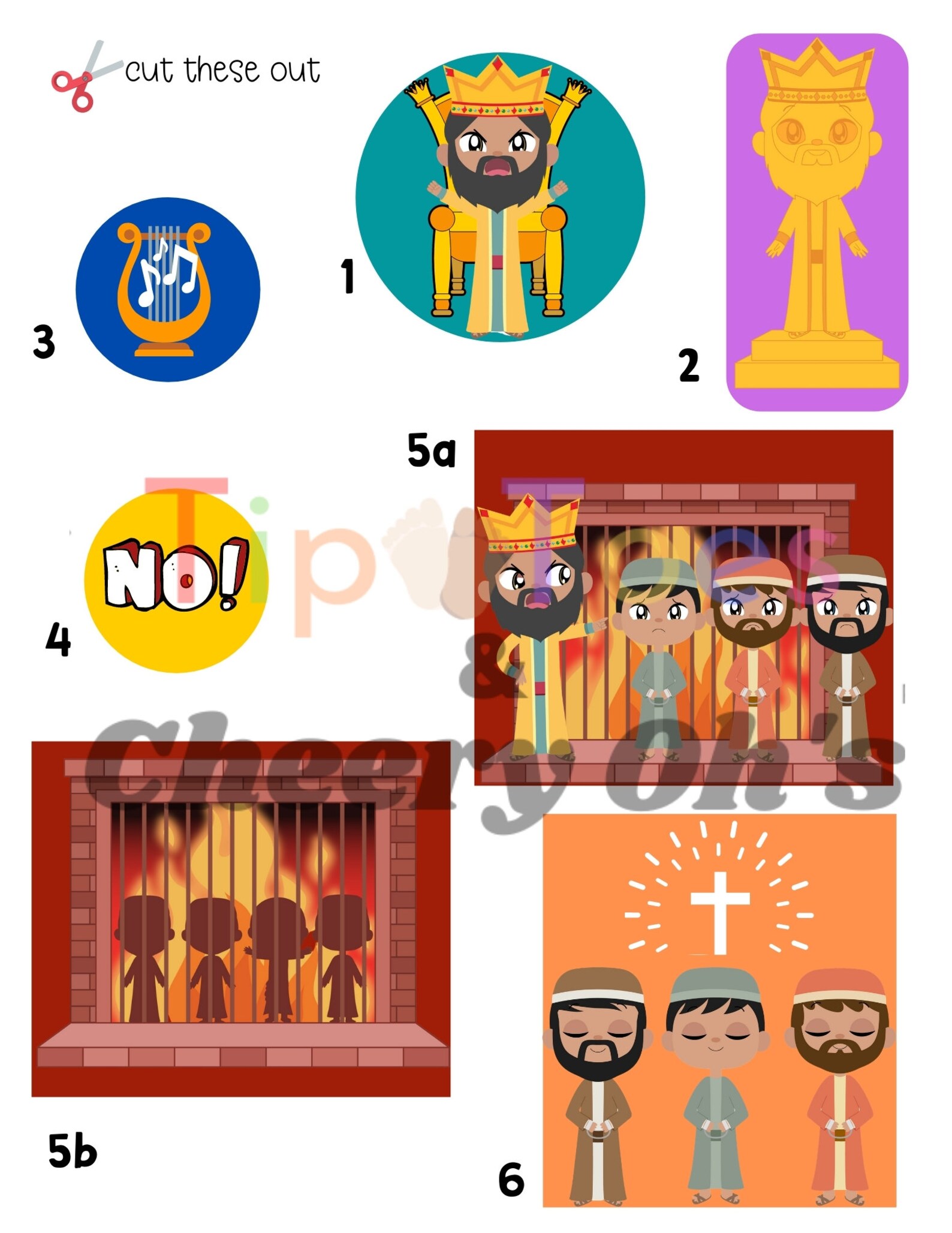 Shadrach Meshach and Abednego the Fiery Furnace Bible - Etsy