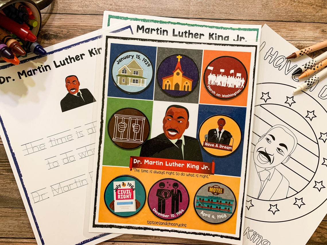 Martin Luther King Jr. For Kids U.S. History Homeschool | Etsy