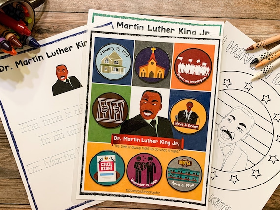 Martin Luther King Jr. For Kids U.S. History Homeschool | Etsy