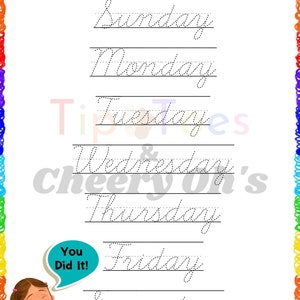 Cursive Tracing Worksheets, Cursive Tracing Letters and Numbers ...