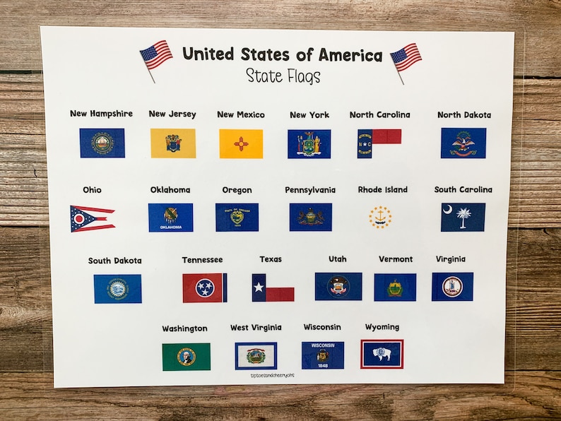 United States of America, State Flags, 50 States, U.S. State Flags ...