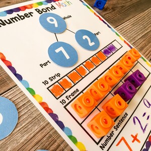 Number Bonds Math, Number Sense, Homeschool Printable, Learning and ...