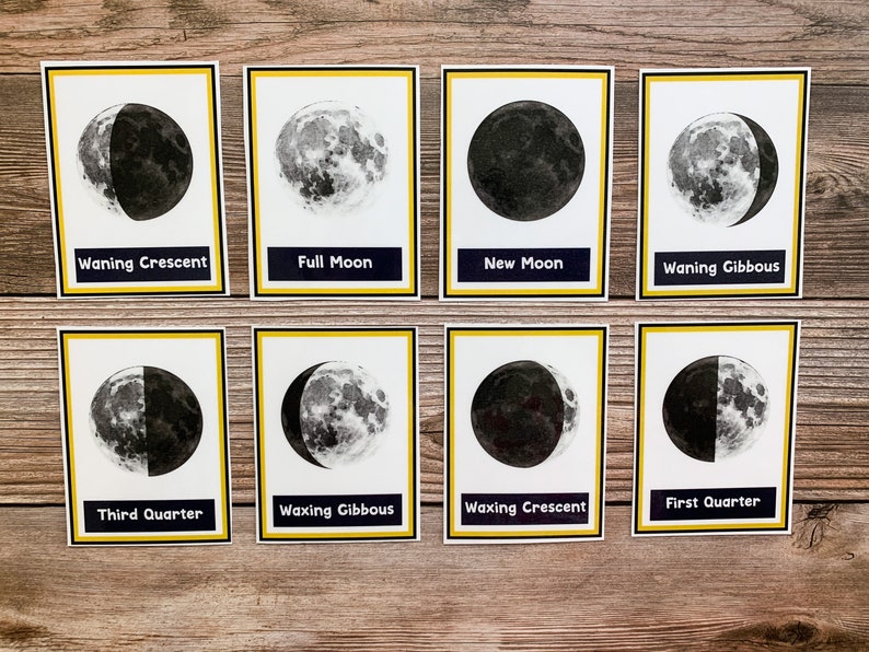 Phases of the Moon Bundle Science Activities for Kids Moon | Etsy