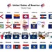 United States of America, State Flags, 50 States, U.S. State Flags ...