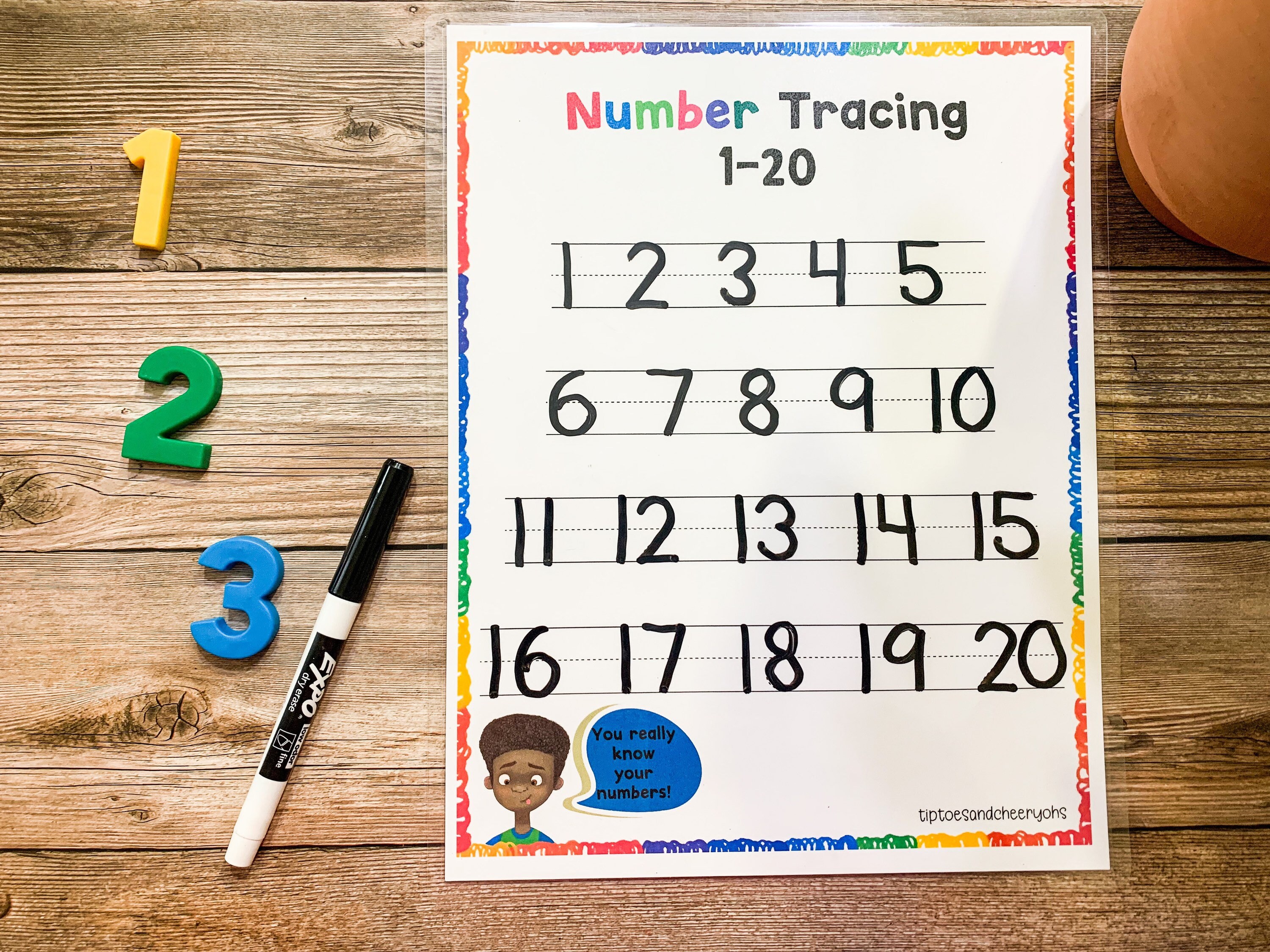 Tracing Worksheets Learn to Write Tracing Letters and - Etsy