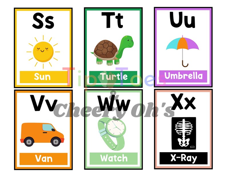 Alphabet Flashcards, Printable Flashcards, ABC Flashcards, Flashcards ...