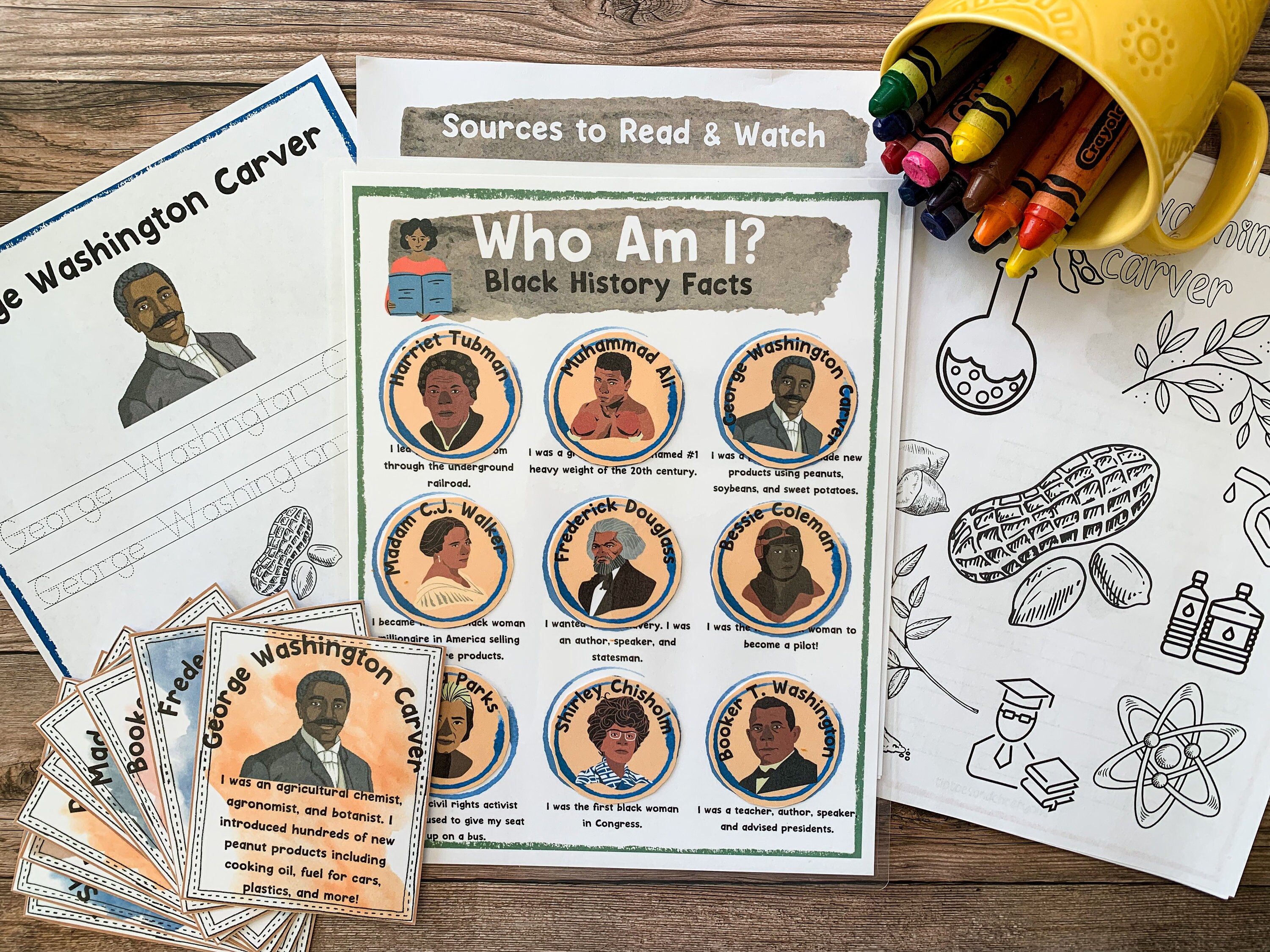 Black History Activities for Kids Black History Month Bessie | Etsy
