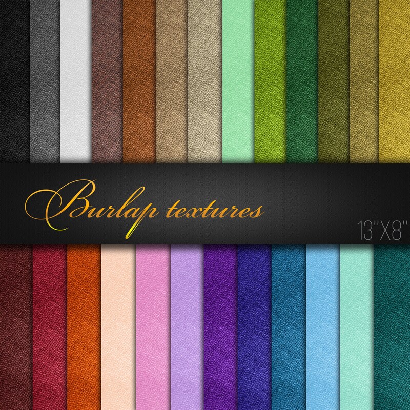 Burlap Digital Paper - Etsy